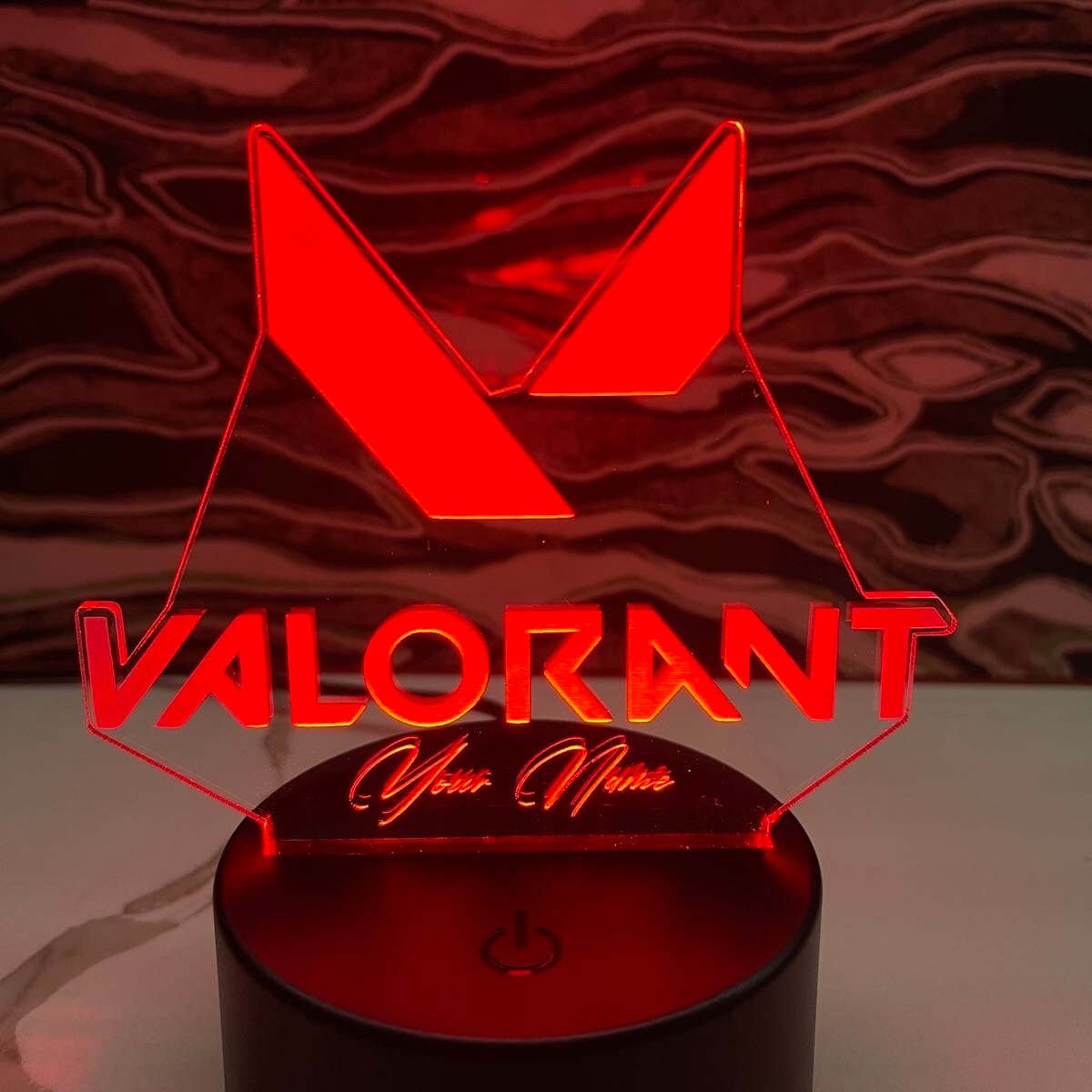 Valorant Custom Gamer Tag Home Decor Sign – Crypto Coin Display